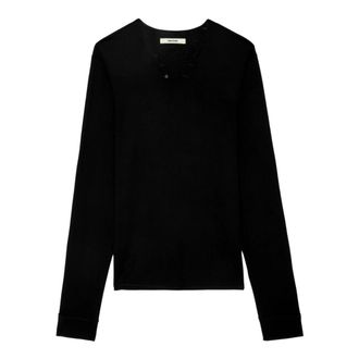 Zadig&Voltaire Pull Teiss - Homme - Pulls - Noir - Taille: XL