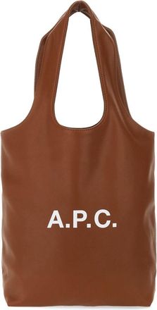 A.P.C. Unisex Tote Bag Ninon Buff Handbags Hand