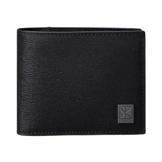 Calvin Klein Bifold Geldb&ouml;rse mit M&uuml;nzfach und Emblem-Logo - - Accessories - Herren - Schwarzk - ONE SIZE