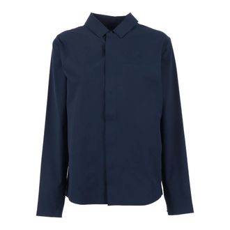 K-Way Sharrie Tech Overshirt Corto - - Blouses & Shirts - Damen - Blau - S