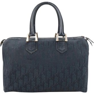 Dior Crossbody Bags - Christian Dior Trotter Satin Monogram Boston Handb - Gr. unisize - in Bunt - f&uuml;r Damen