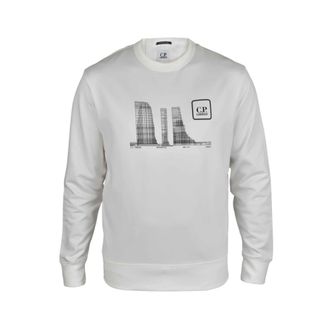 C.P. Company Crew Neck Sweatshirt - - Sweatshirts & Hoodies - Herren - Wei&szlig; - 2XL