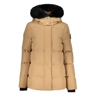 Moose Knuckles Daunenjacke mit Pelzrand - - Jackets - Damen - Beige - S