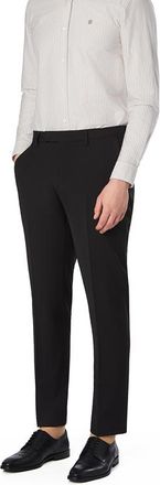 Pierre Cardin Herren Hose schwarz Schurwoll-Stretch