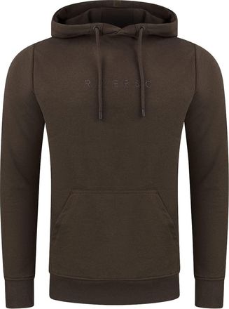 Riverso Hoodie Herren RIVErik Regular Fit Kapuzenpullover Pullover Sweatshirt Braun XXL, Größe:2XL, Farbe:Dark Brown (21400)
