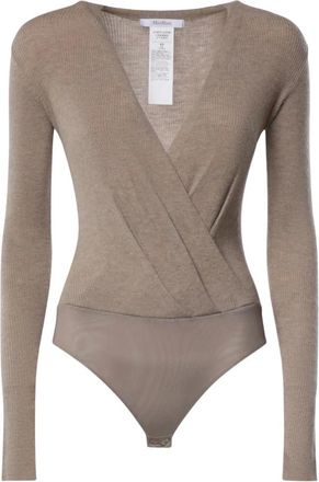 Max Mara Bodysuit Gelato - Femme - Tops - Beige - Taille: 38 FR