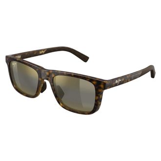 Maui Jim unisex, Accessoires, Brun, Taille: 52 MM Moaka Polarized Rectangular Lunettes de soleil