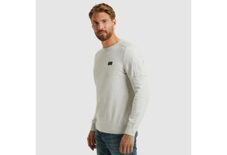 PME Legend Rundhalspullover mit Logo Stickerei
