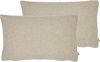 furn. Evans Lichfield Malham Twin Pack-Feder gefüllte Kissen, Maschinenwaschbar, Latté, 30 x 50cm, 2
