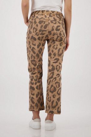 Monari Jogger Pants Leo allover 70cm Regular fit mit Leo-Print