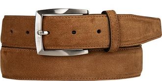 Lindenmann Herren G&uuml;rtel braun Veloursleder