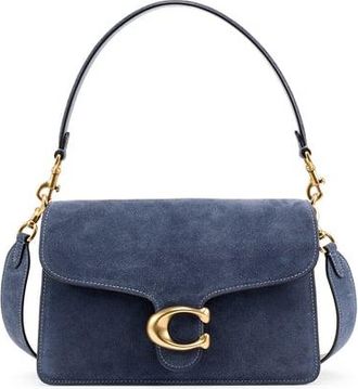 Coach Sac &eacute;paule avec cha&icirc;ne Tabby en cuir daim