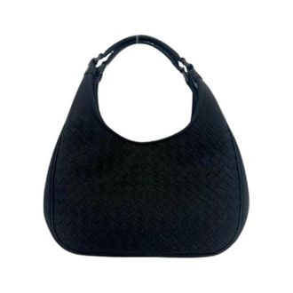 Bottega Veneta Pre-owned Sac &agrave; main en cuir Campana - Femme - Pre-owned - Noir - Taille: ONE Size