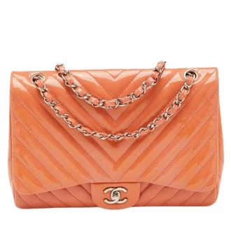 Chanel Pre-owned Vintage Schultertasche - - Pre-owned - Damen - Orange - ONE SIZE