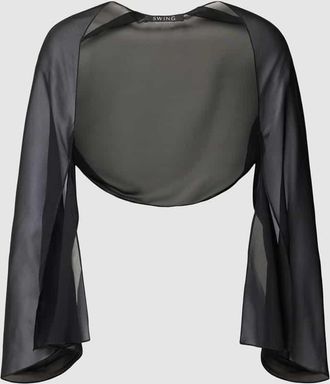 Swing Cocktailjacke im semitransparenten Design