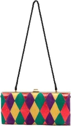Miu Miu Pre-owned Velvet Clutch - Femme - Pre-owned - Multicolore - Taille: ONE Size