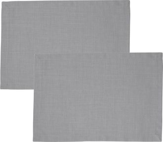 Sander Tischset Loft 2er-Pack fleckabweisend Silber Größe 35x50 cm