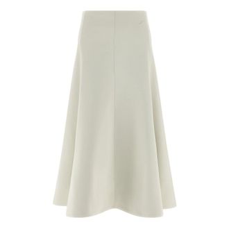 Jacquemus Femme, Jupes, Blanc, Taille: 36 FR La Jupe Triangle Midi Skirt