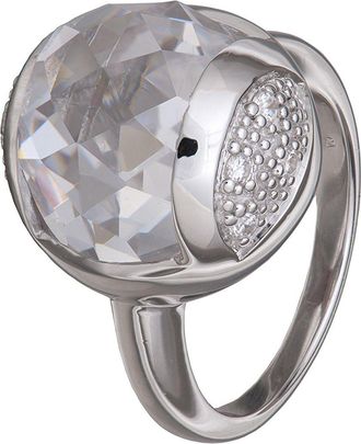 Orphelia Damen-Ring 925 Sterling Silber rhodiniert Zirkonia Gr.54 (17.2) ZR-3657/54