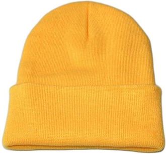 Generic Bonnet de ski chaud unisexe en tricot - Slouchy Hop Hip - Casquette de baseball dhiver, Moelleux, Taille unique