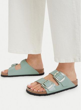 Birkenstock Pantoletten Arizona Big Buckle Hex 1031882 Gr&uuml;n