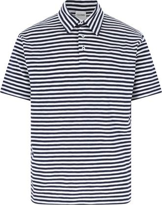 Closed Striped Polo