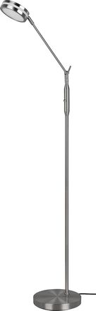 Trio Leuchten LED Stehleuchte Franklin 426510107, Metall Nickel matt, inkl. 6.5 Watt LED, Farbwechsel, Dimmer