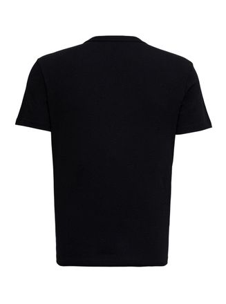 Tom Ford Mens Black Crewneck T-Shirt Cotton T-Shirts And Polos