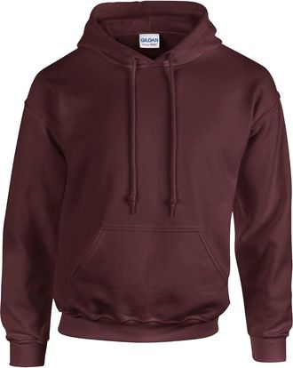 Gildan Sweatshirt mit Kapuze Heavy Blend XL, 1x Maroon & 1 HLKauf Block