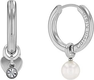 Calvin Klein Boucles dOreilles Créoles pour Femme Collection HUGGIE GIFT SET en Acier Inoxydable avec des Charms - 35700001