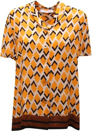 Emma & Gaia Femme, Blouses et Chemises, Orange, Taille: 36 FR WO Oversize Shirt