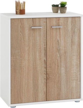 IDIMEX Buffet salle à manger firmin l 60 cm - Coloris blanc chêne sonoma