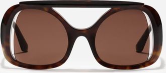 Dolce & Gabbana Sicilian Street Sunglasses - Frau Neuheiten Havana Acetat Onesize