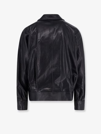 Arma Mens Leather Jacket Paulo Black