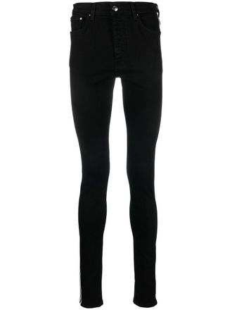Amiri jean M.A. Track &agrave; coupe skinny - Noir