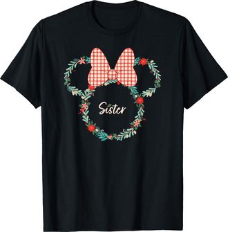 Disney Minnie Mouse Christmas Family Vacation Trip Sister T-Shirt