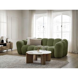 BOBOCHIC Bobochic - Canap&eacute; droit fixe 3 places hippolyte Vert