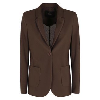 Seventy Femme, Vestes, Brun, Taille: 42 FR Blazer Jacket