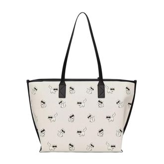 Karl Lagerfeld Ikon Shopper - - Bags - Damen - Wei&szlig; - ONE SIZE