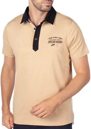 Shilton Polo Rugby Nations Homme S/Beige