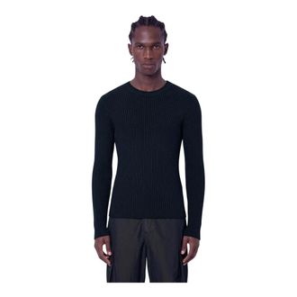 Our Legacy Compact Roundneck - Homme - Pulls - Noir - Taille: M