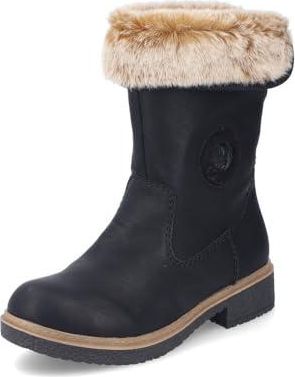 Rieker Bottes dhiver pour femme Z5054, Noir 00., 37 EU