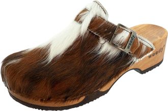 Woody Damen Manu Clog, Fell Natur, Numeric_42 EU