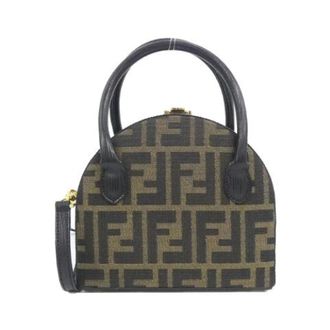 Fendi Sac bandouli&egrave;re Pre-owned en toile - Femme - Pre-owned - Brun - Taille: ONE Size
