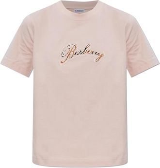 Burberry Femme, Tops, Rose, Taille: 36 FR T-Chemises