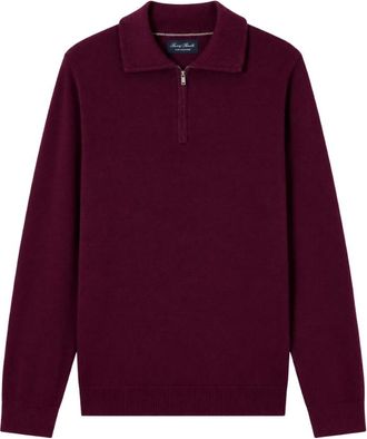 MC2 Saint Barth Buck Half-zip Knit - Homme - Sweatshirts et sweats &agrave; capuche - Violet - Taille: M