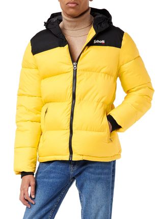 Schott NYC Unisex Utah2 Jacke, Gelb, M