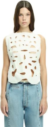 Malloni Femme, Tops, Beige, Taille: 38 FR MLO Top