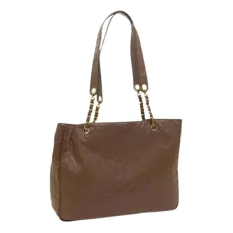 Chanel Pre-owned Cuir sacs-chanel - Femme - Pre-owned - Brun - Taille: ONE Size