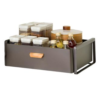 Generic Unter-Sp&uuml;lbecken-Organizer und Ausziehbarer Schrank-Organizer Breite:30/40/50cm Und Tiefe:43cm Keine Bohrungen Erforderlich Stapelbare Ausziehschublad